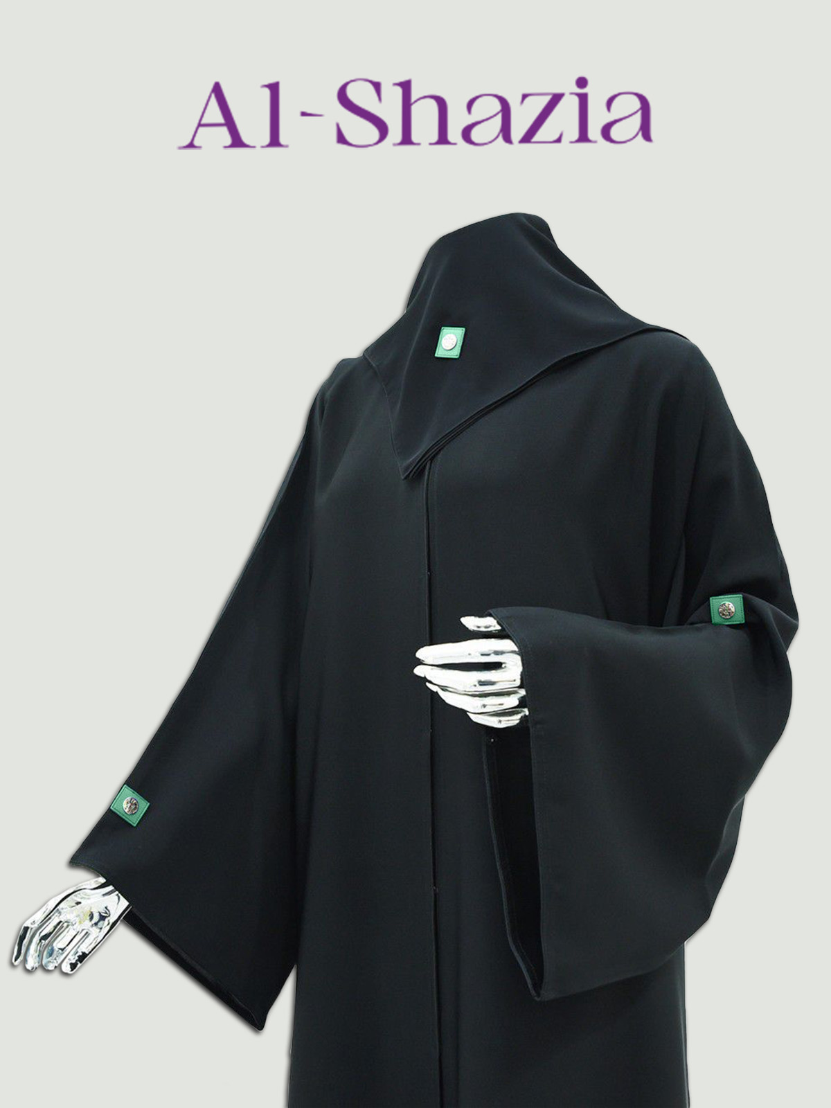 SHARQIAA LEATHER LOGO-EMERALD – Al-Shazia